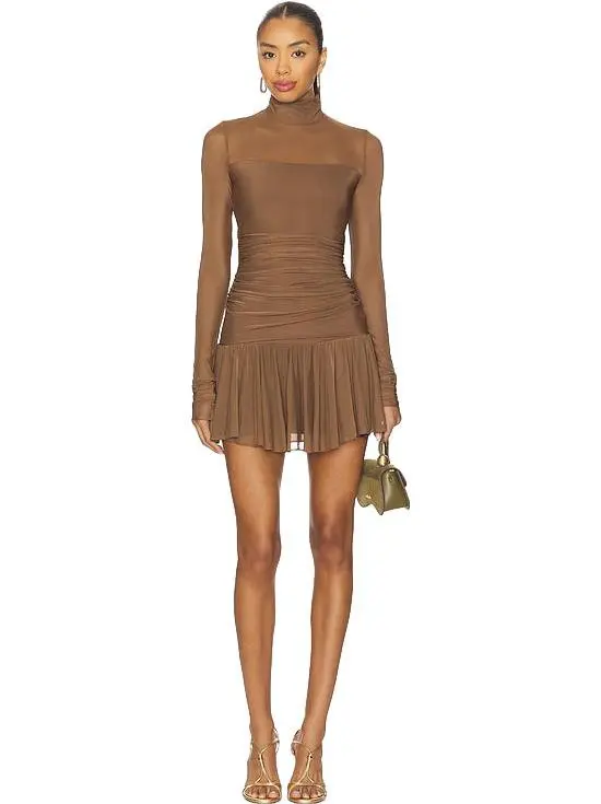Amanda Uprichard Rumi Dress - Mocha