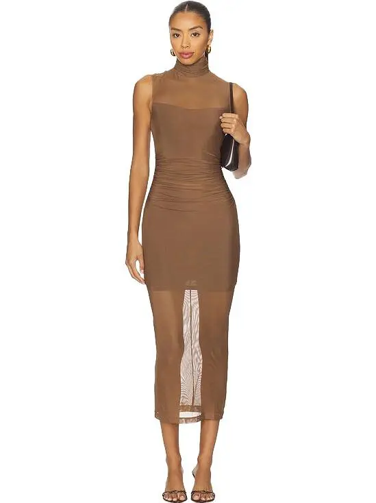 Amanda Uprichard Damira Dress - Mocha