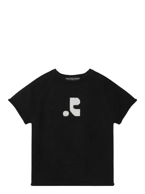 REST&RECREATION Cotton T-shirt - Black