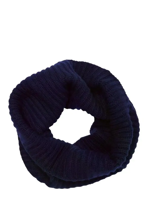 Eric Bompard Ribbed-knit Cashmere Snood - Blue