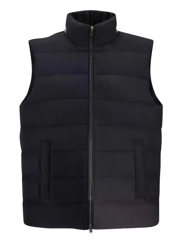 Herno Padded Quilted Gilet - Blue