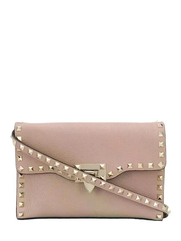 Valentino Garavani Rockstud Flap Crossbody Bag - Pink
