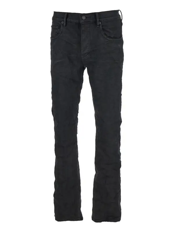 PURPLE BRAND Flare Leg Jeans - Black