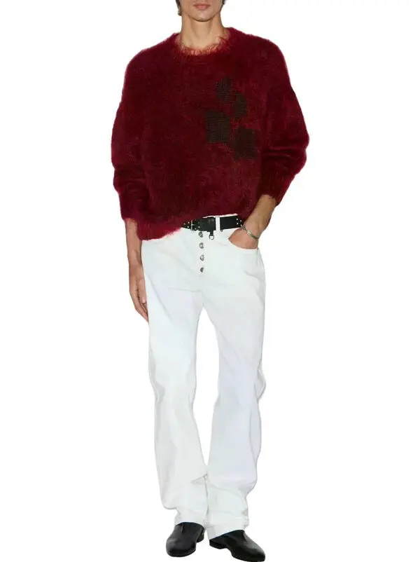 MARANT Mirello Embroidered Jumper - Red