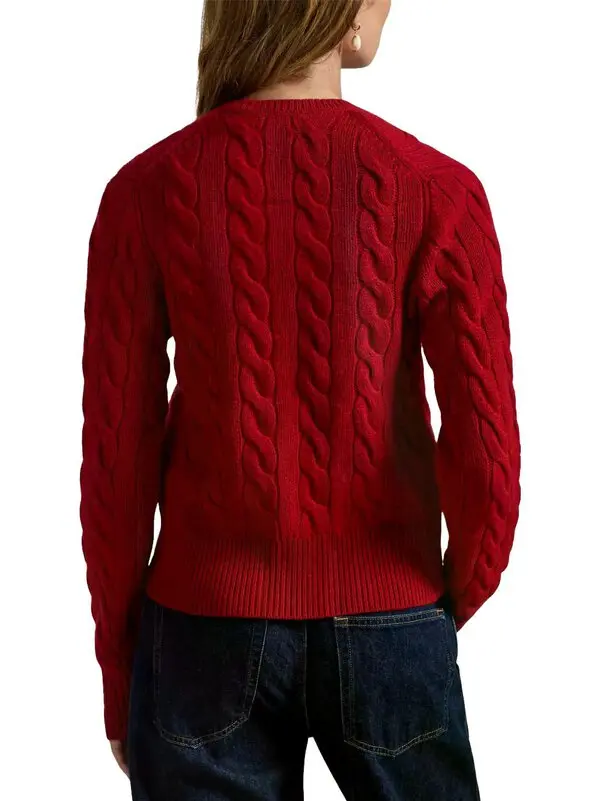 Polo Ralph Lauren Cable-knit Cardigan - Red
