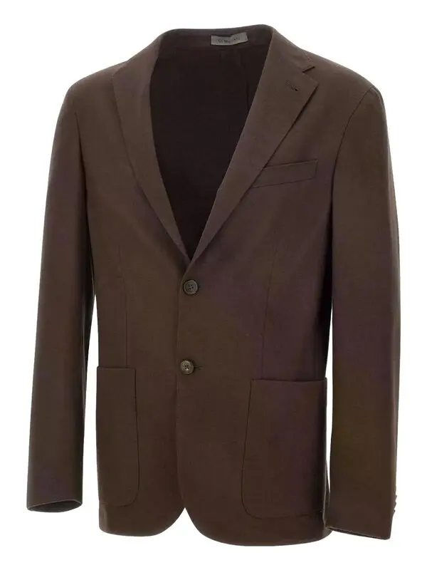 Corneliani Two-button Patch-pocket Blazer - Brown