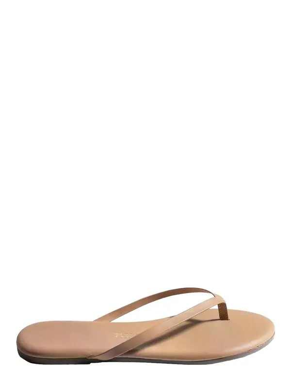 Tkees Leather Thong Sandals - Brown