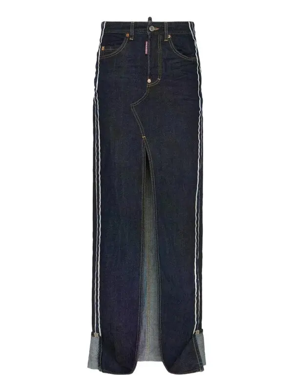 Dsquared2 Denim Maxi Skirt - Blue