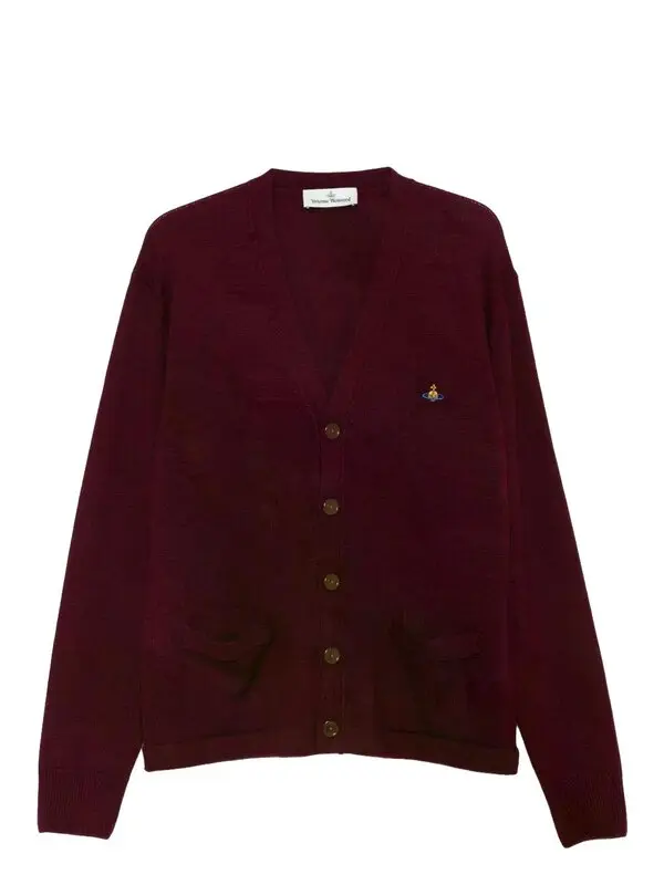 VIVIENNE WESTWOOD Patch-pocket Cardigan - Red