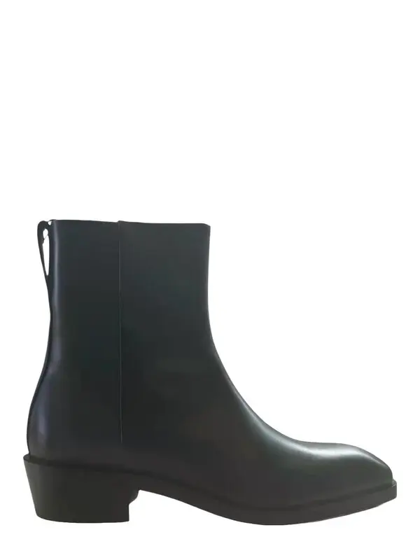 Calvin Klein Leather Boots - Black