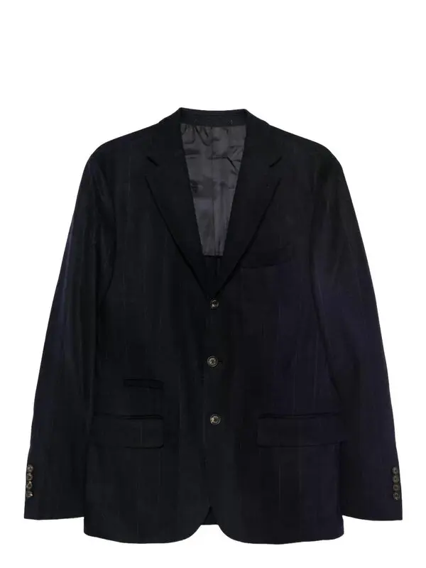 Eleventy Pinstripe Wool Suit - Blue
