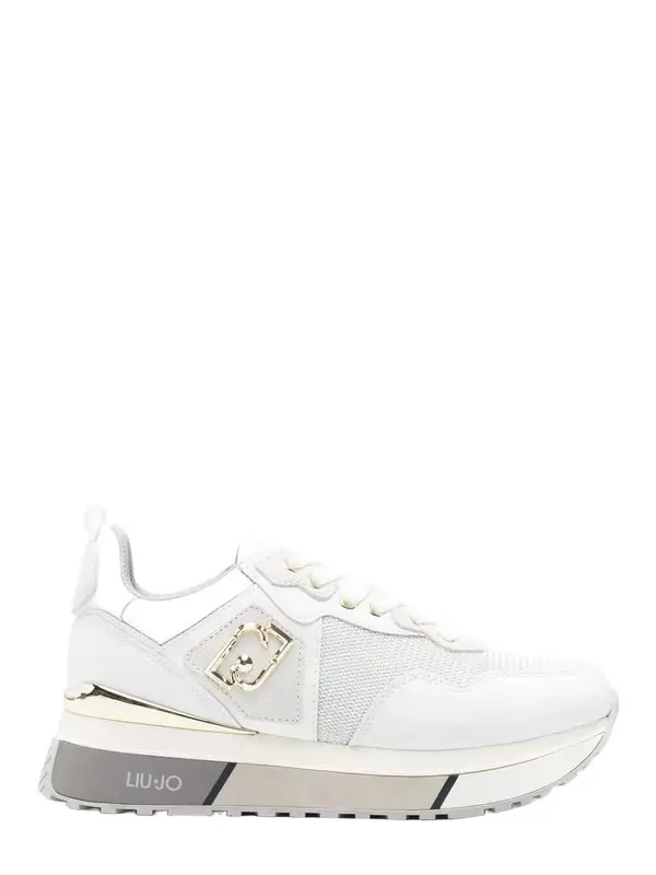 Liu Jo Logo-plaque Paneled Sneakers - White