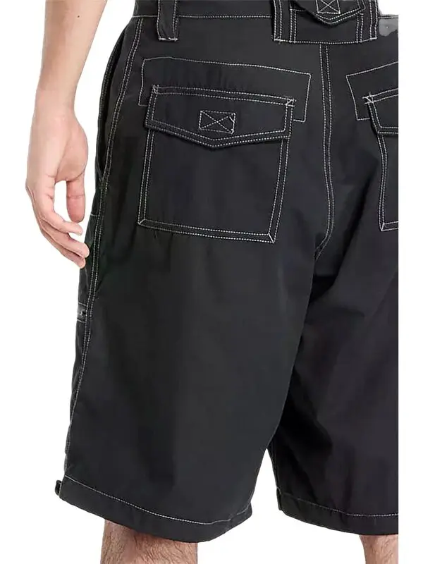 PLEASURES Raider Cargo Shorts - Black