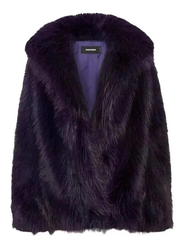 Dsquared2 Venus Faux-fur Coat - Purple