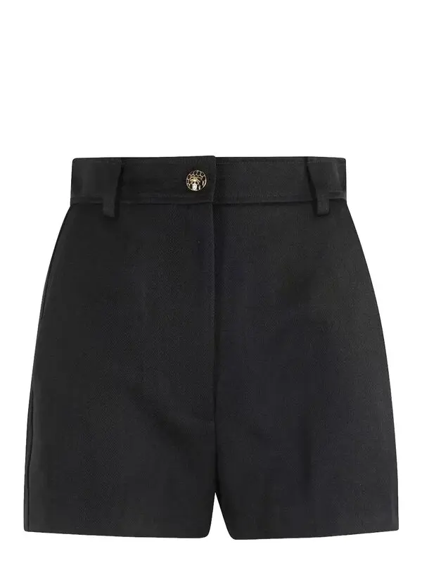 Elisabetta Franchi Pressed-crease Tailored Shorts - Black
