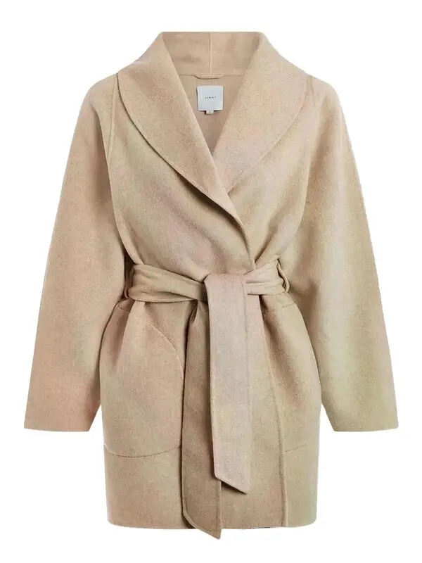 Varley Belted Wrap Jacket - Neutrals