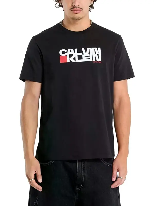 Calvin Klein Logo-print T-shirt - Black