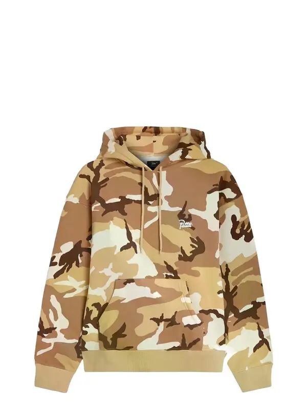 PATTA Woodland Camouflage Hoodie - Brown