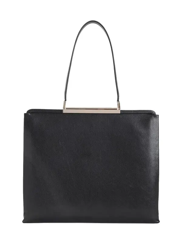 TOM FORD Leather Shoulder Bag - Black