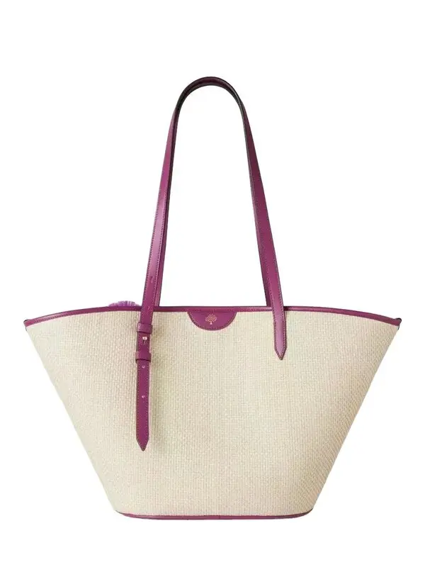 Mulberry Pom-pom Tote Bag - Neutrals