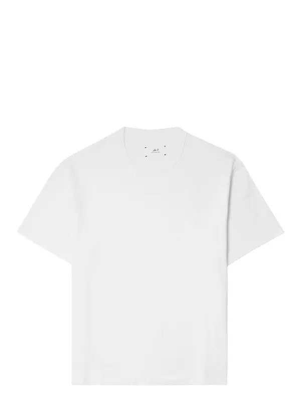 Mr P. Oversized Cotton-jersey T-shirt - White