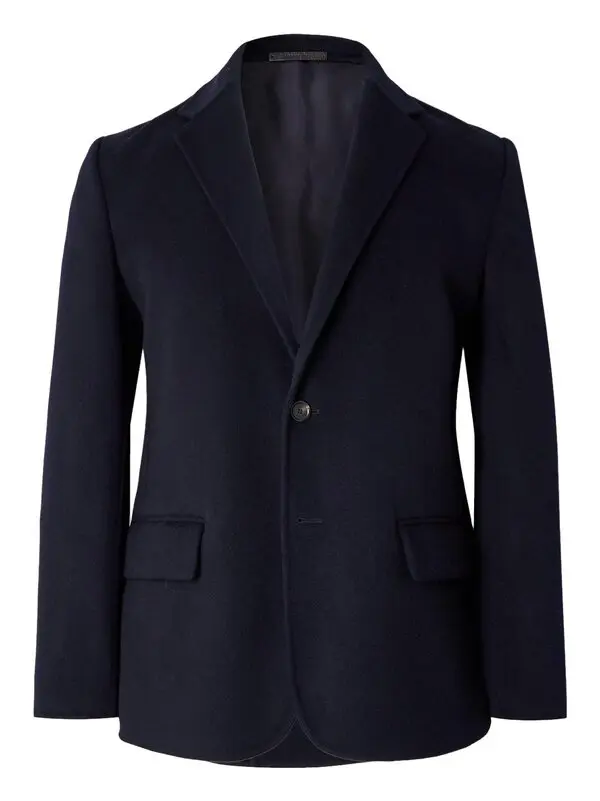Loro Piana Paolo Double-faced Baby Cashmere Blazer - Blue