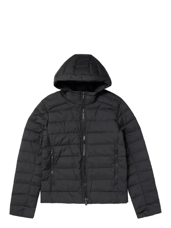 Canada Goose Crofton Enduraluxe® Hooded Down Jacket - Black