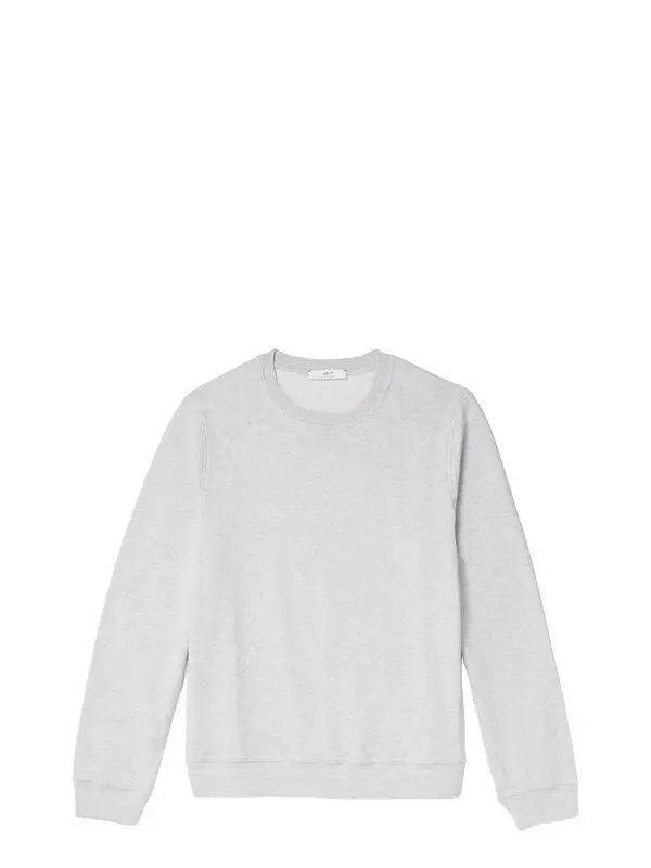 Mr P. Organic Cotton-jersey Sweatshirt - Gray