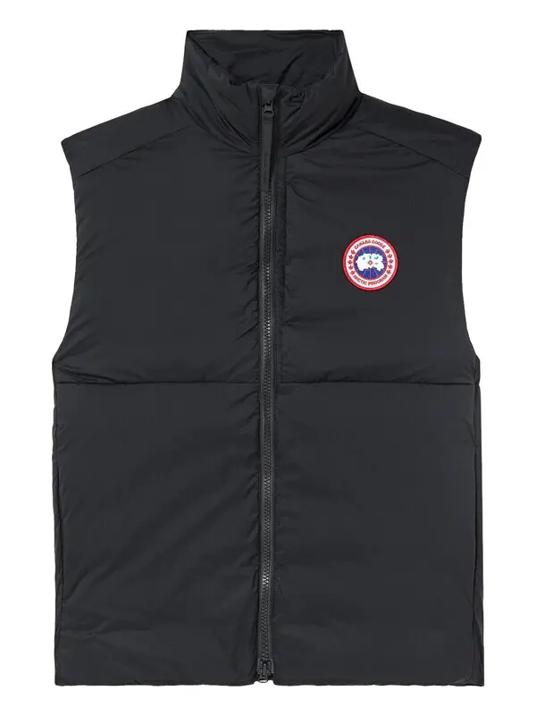 Canada Goose Lodge Quilted Ripstop Down Gilet - Black