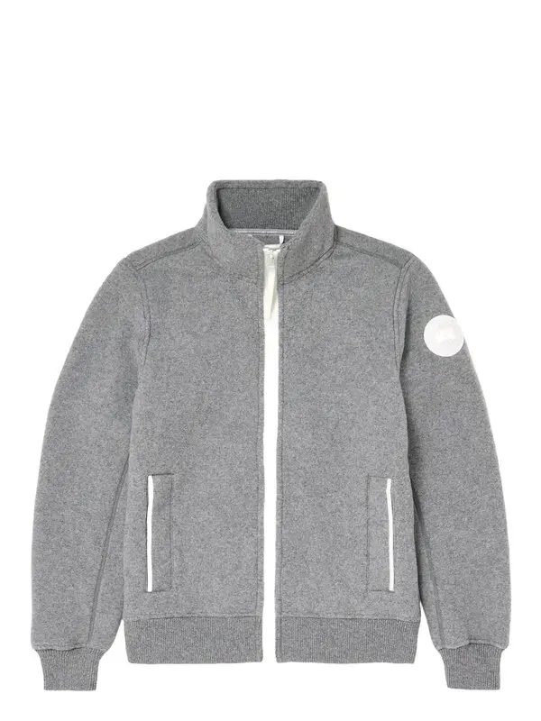 Canada Goose Lawson Recycled Wool-blend Fleece Jacket - Gray