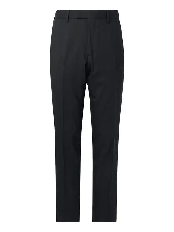 Mr P. Slim-fit Satin-trimmed Wool Tuxedo Trousers - Black