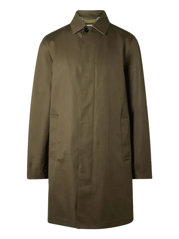 Burberry York Cotton-twill Trench Coat - Brown