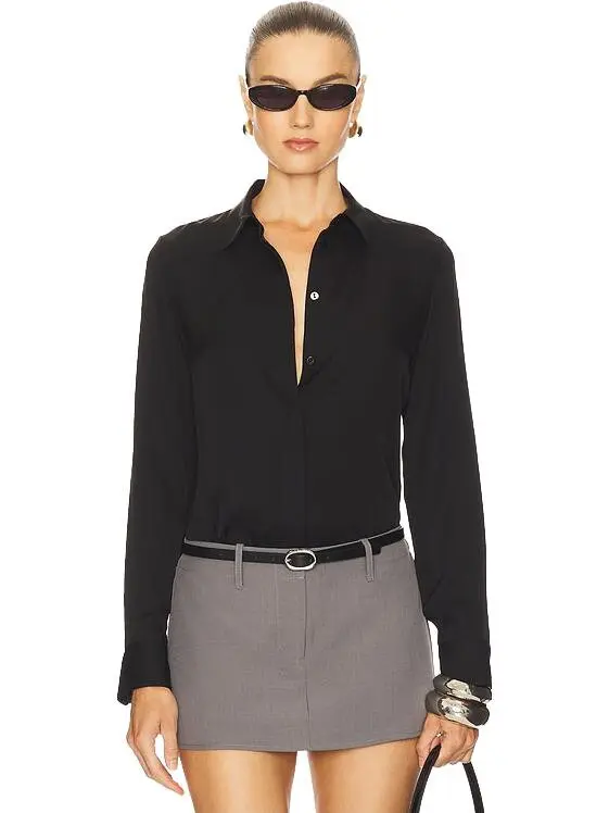Theory Classic Fitted Shirt - Black