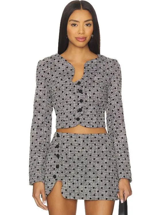 Amanda Uprichard Puzzle Jacket - Grey
