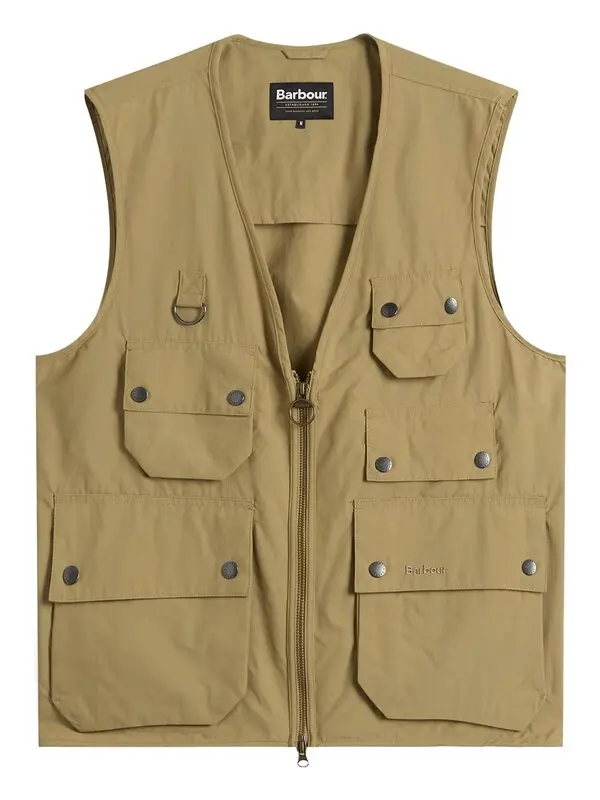 Barbour Heritage + Utility Editor Casual Vest - British Khaki