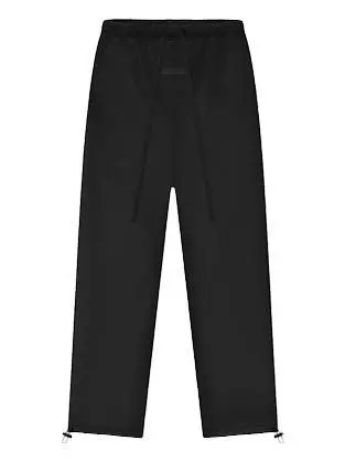 Fear Of God Essentials Bonded Satin Relaxed Track Pant - Jet Black