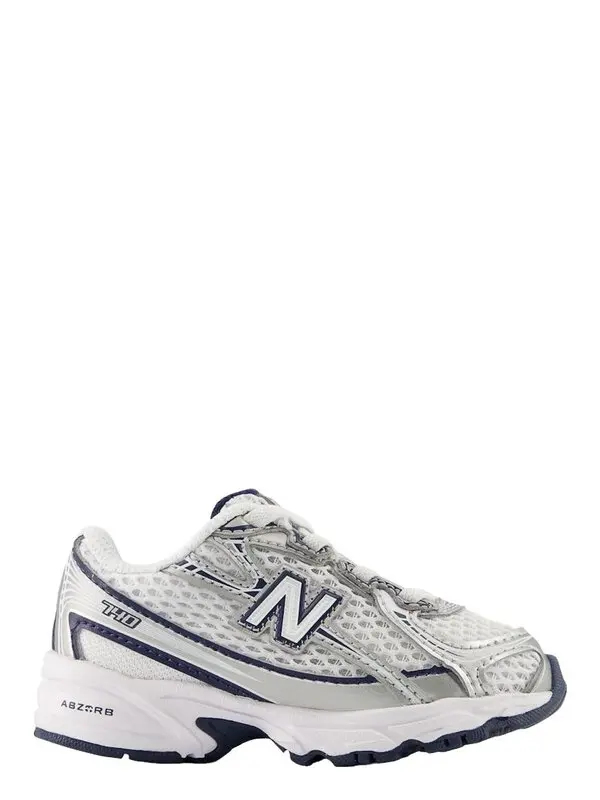 NEW BALANCE 740 Bungee Lace - White/navy Blue/red