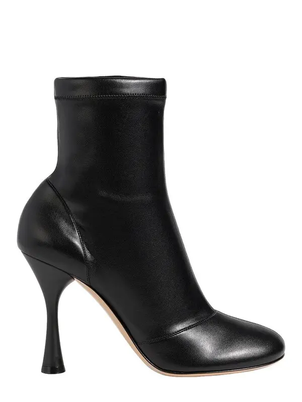 GIANVITO ROSSI Larue Stretch-leather Ankle Boots - Black
