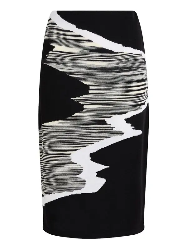 Missoni Spacedyed Wool Skirt - White
