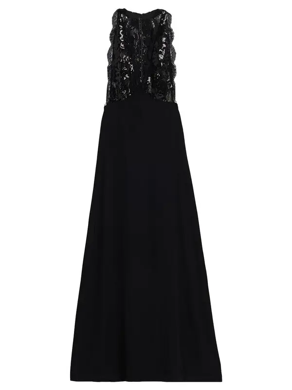 Ramy Brook Chantal Sequined Gown - Black Comb