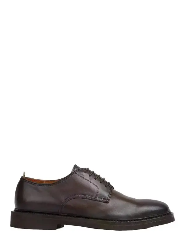 Officine Creative Lace-up Leather Derby Shoes - Brown