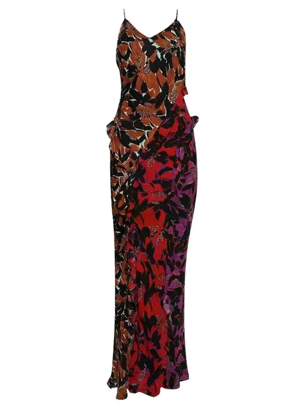ACE HARPER Sterling Floral-print Dress - Brown