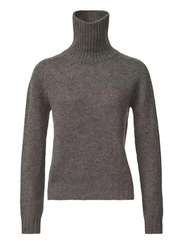 Fabiana Filippi Turtleneck Long-sleeve Sweater - Grey