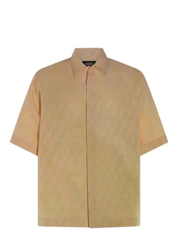 Fendi Ff-pattern Shirt - Neutrals