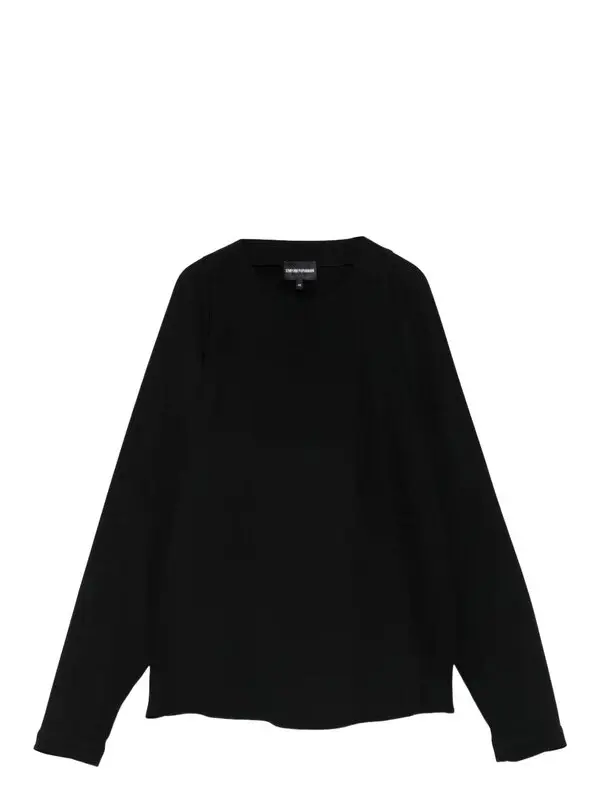Emporio Armani Long-sleeve Top - Black