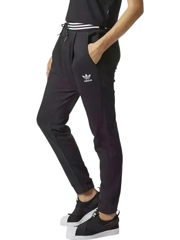 Adidas Logo-print Track Pants - Black