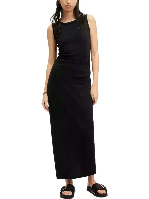 ALLSAINTS Katarina Side-split Maxi Dress - Black
