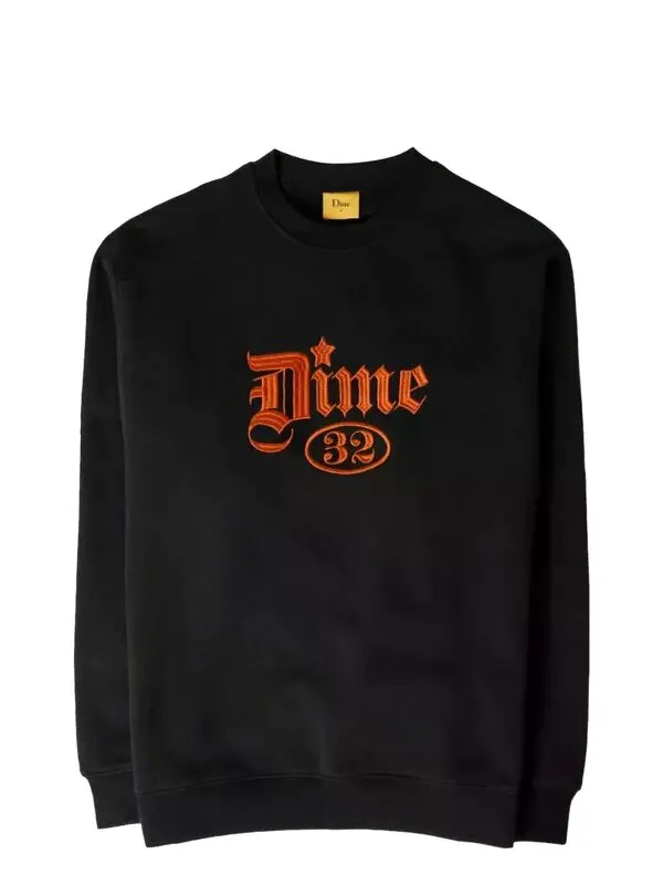 DIME Exe Embroidered Sweatshirt - Black