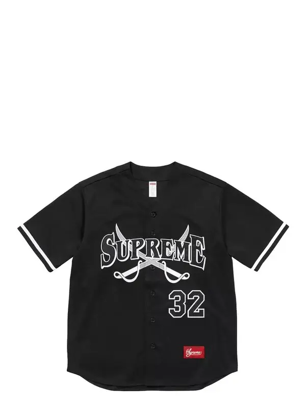 Supreme Swords Baseball Jersey - Black
