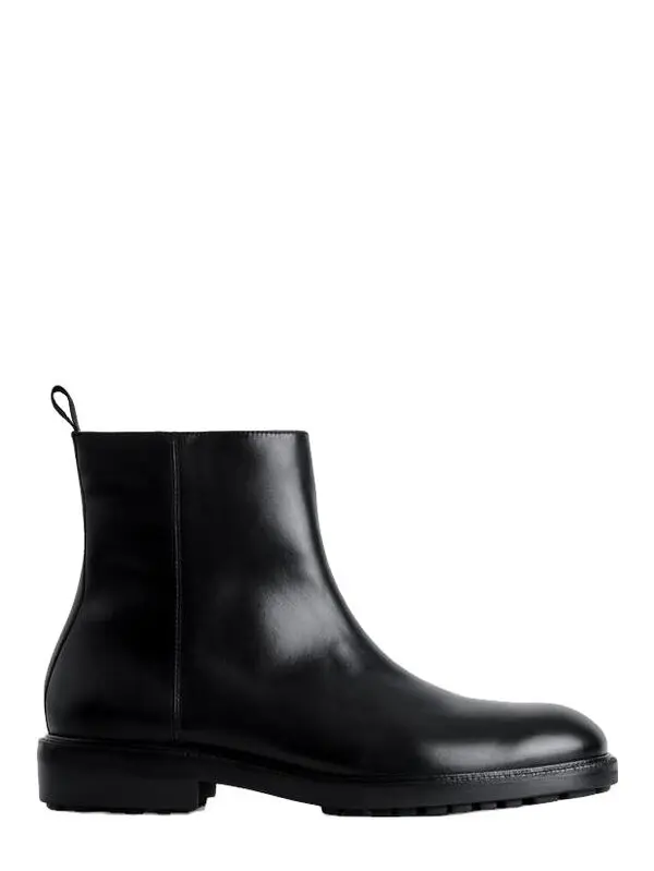 Cos Leather Boots - Black